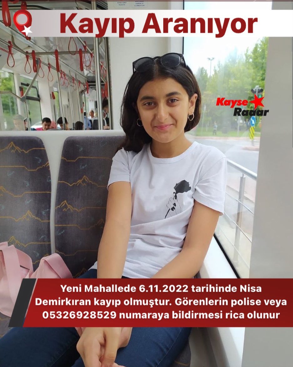 Kayıp Aranıyor KayseRadar