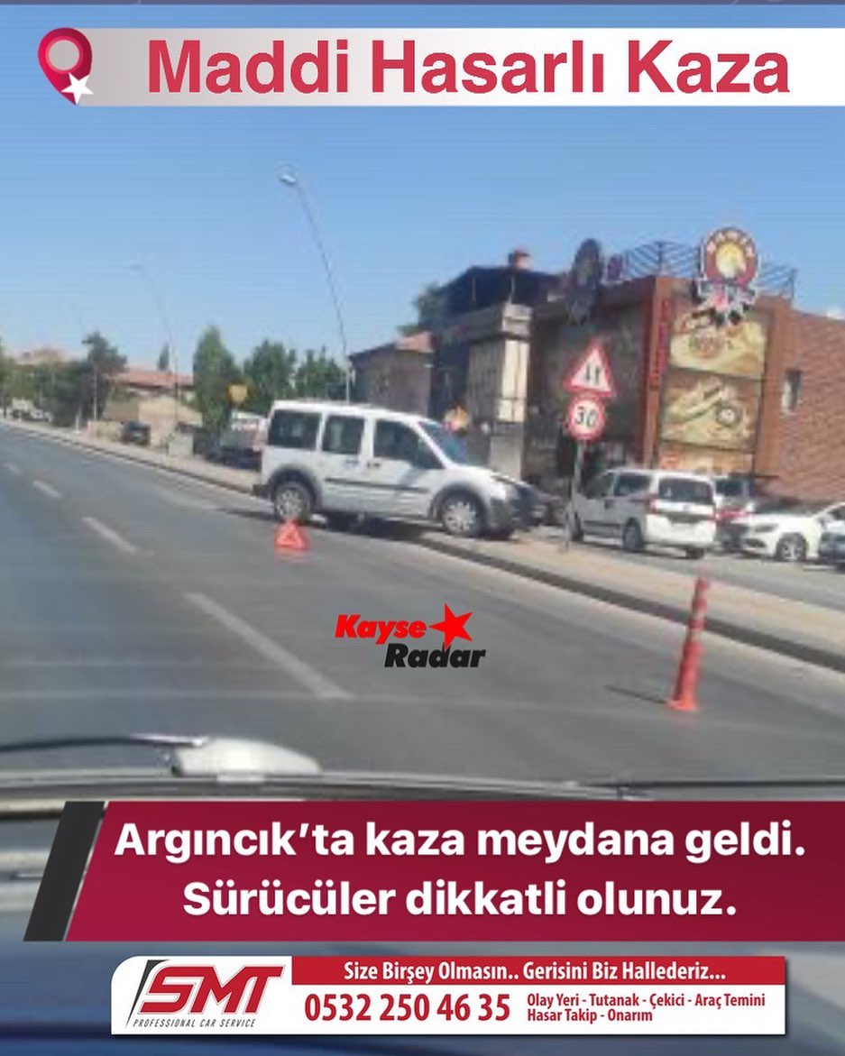 Maddi Hasarlı Kaza KayseRadar