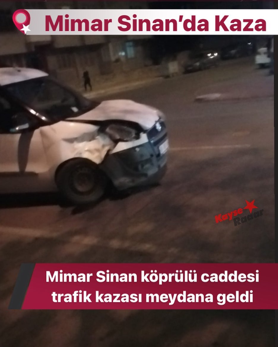 Mimarsinan'da Kaza KayseRadar